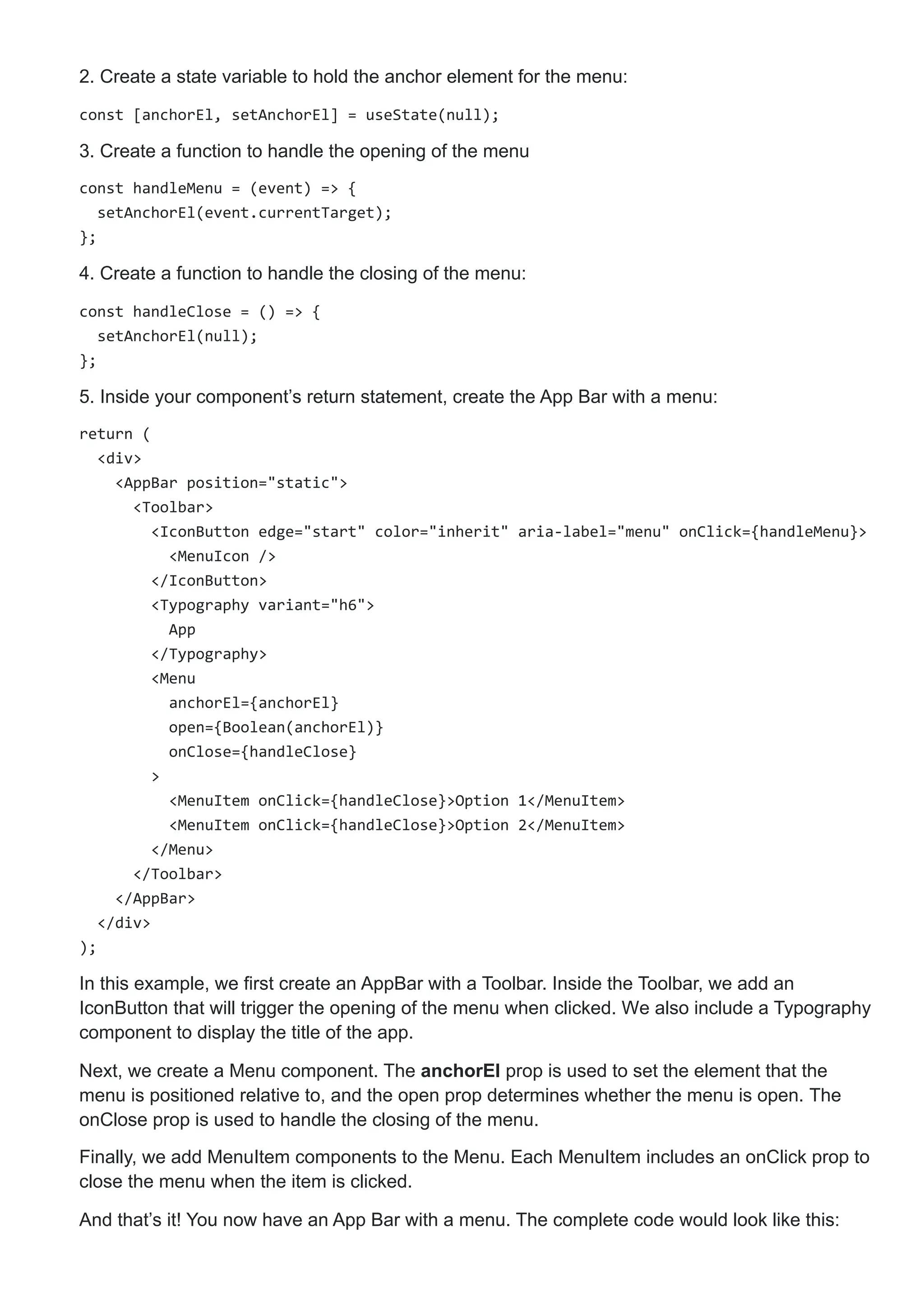 Creating A Great Navigation Bar With Mui Appbar Component Blogs Pdf