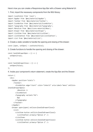 Creating a Great Navigation Bar with MUI AppBar Component - Blogs | PDF ...