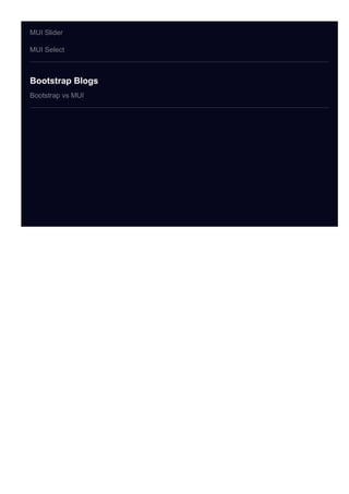 Creating a Great Navigation Bar with MUI AppBar Component - Blogs | PDF