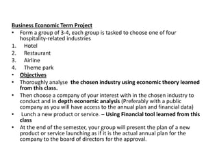 Business Economics assignment and guideline | PPT