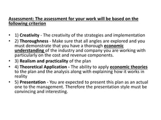 Business Economics assignment and guideline | PDF