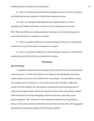 Student Perceptions of Online Learning | PDF | Undergraduate Education ...