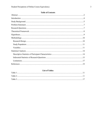 Student Perceptions of Online Learning | PDF | Undergraduate Education ...