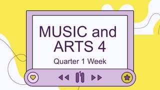 MUISIC&ARTS Q1_W1_PPT.pptx.............. | PPTX