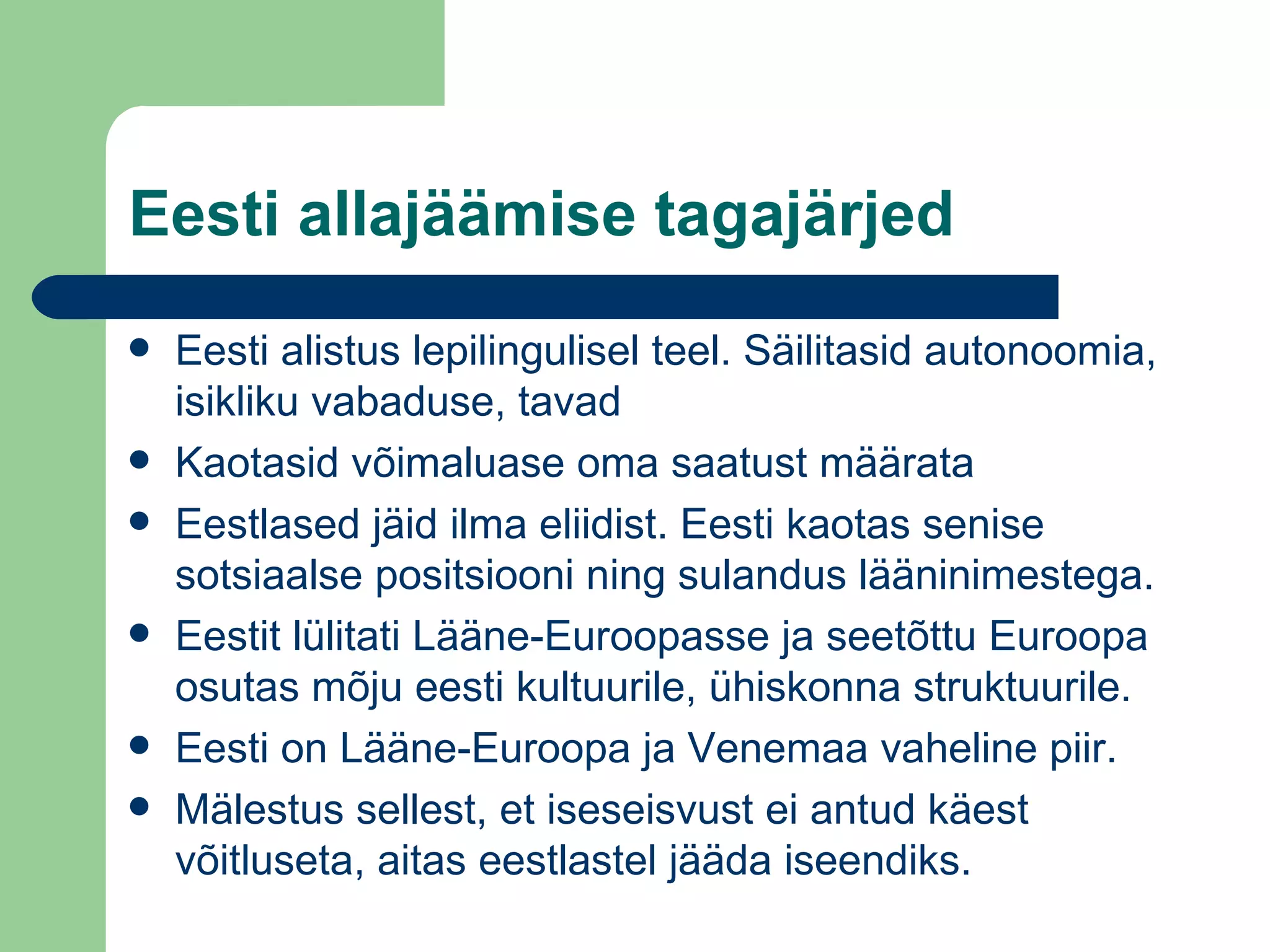 Muistne VabadusvõItlus II. 5 tund. 16 sept | PPT