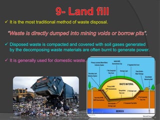 physical methods of waste disposal, mujahid hussain | PPTX