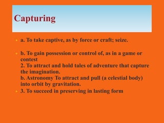 Handling and capturing of mammals | PPTX