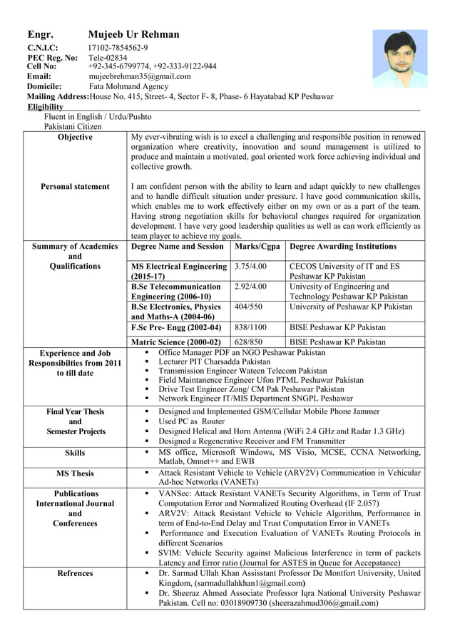 Mujeeb Ur Rehman | PDF