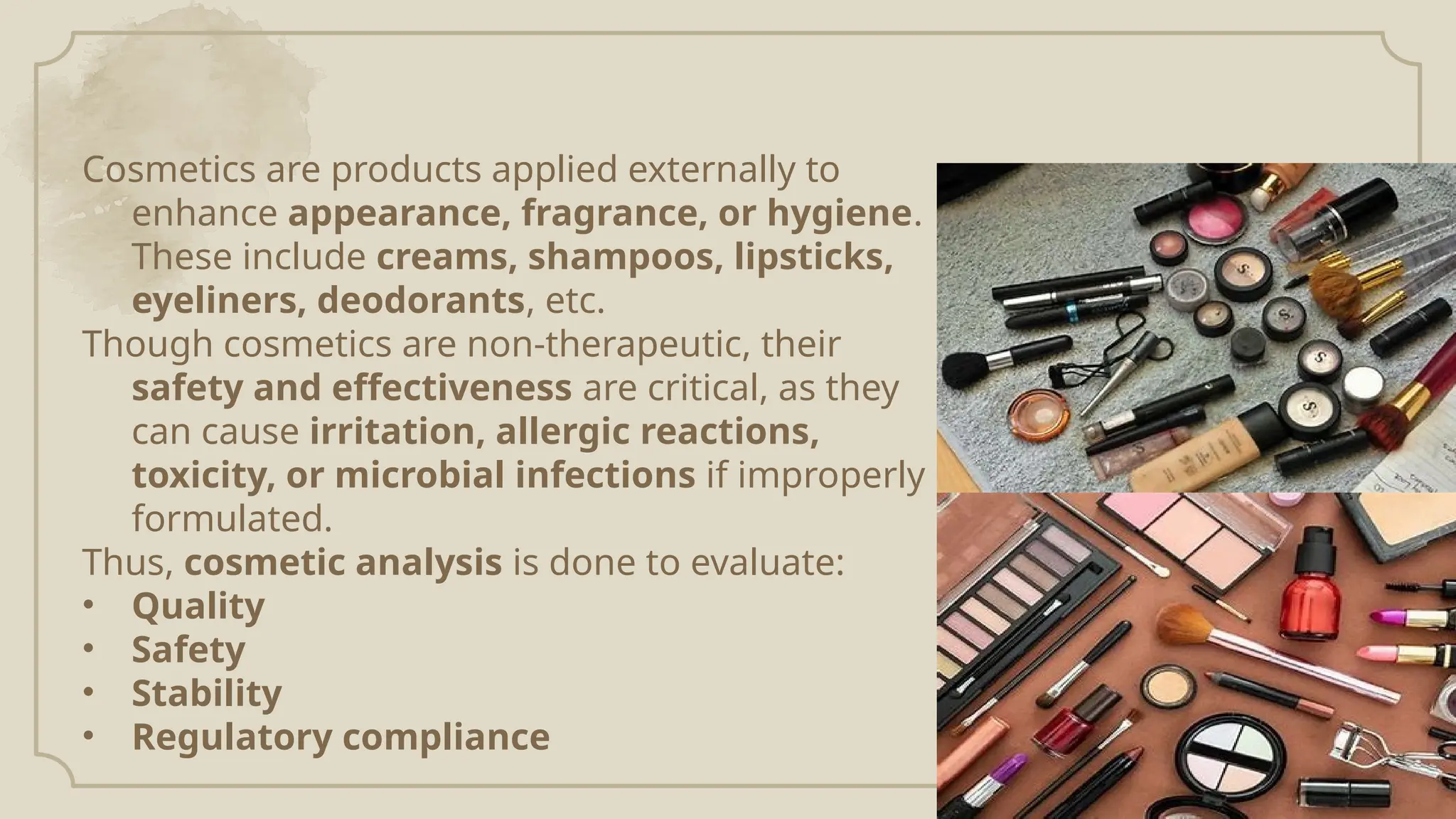 ANALYSIS OF COSMETICS,TOXICITY SCREENING AND TEST METHODS.pptx