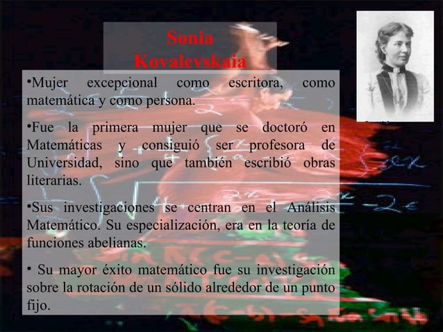 Mujeres destacadas en las matemáticas | PPT