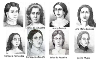 Mujeres de la Independencia de Vzla.pptx