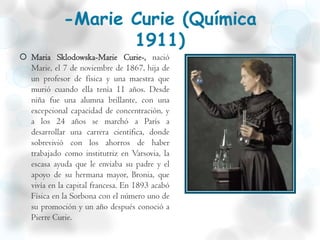 Mujeres en la ciencia! | PPTX