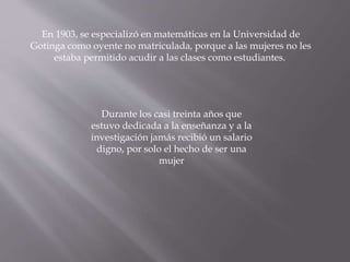 Mujeres matemáticas | PPTX