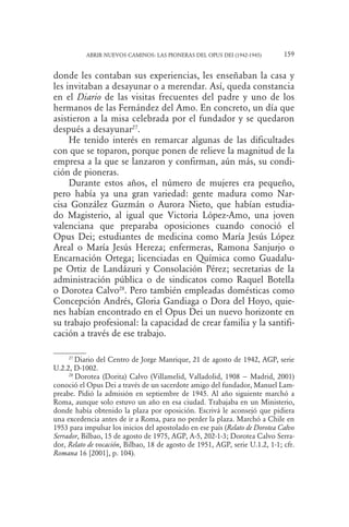 “El hecho inesperado”, los primeros años de las mujeres del Opus Dei | PDF