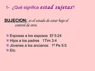 Mujer Sumisa | PPT