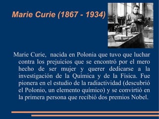 Mujer Y Ciencia | ODP
