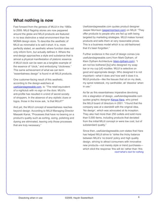 Dissolving When In Use: MUJI, brand and nothingness | PDF