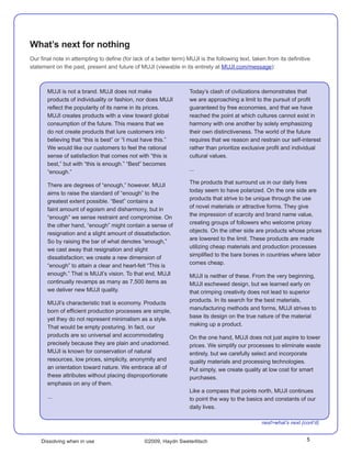 Dissolving When In Use: MUJI, brand and nothingness | PDF