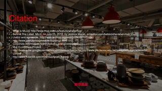 Muji Strategy Review | PPTX