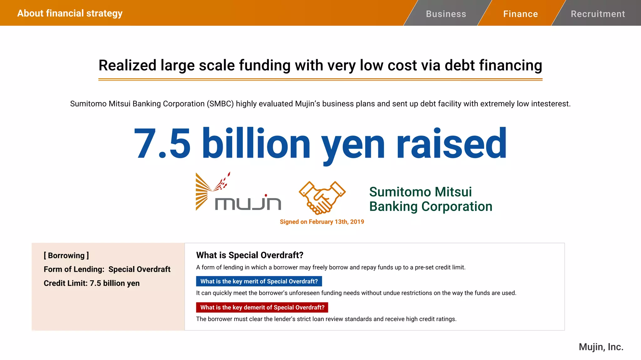 Mujin's Financial Strategy | PPT | Free Download
