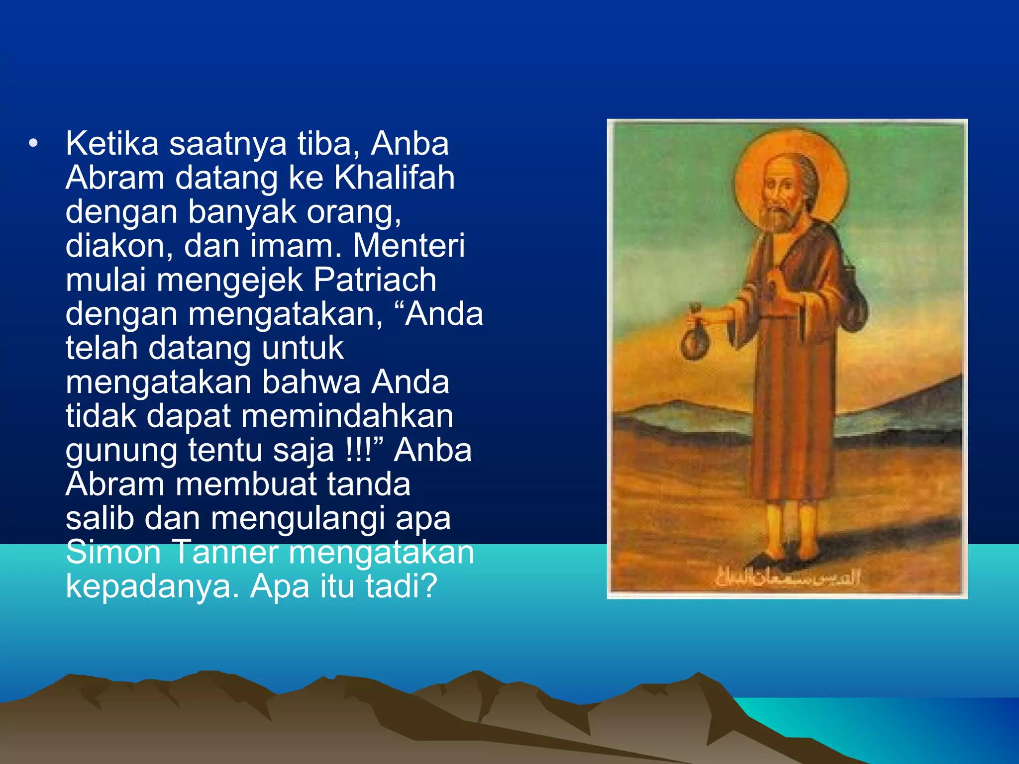 Mujizat gunung mokattam | PPT