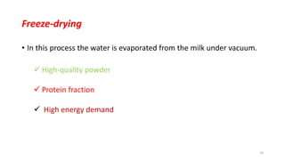 dehydration of milk | PPT