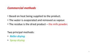 dehydration of milk | PPT