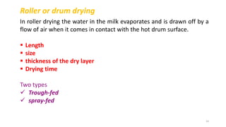 dehydration of milk | PPT
