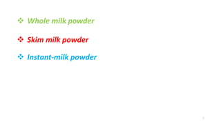 dehydration of milk | PPT