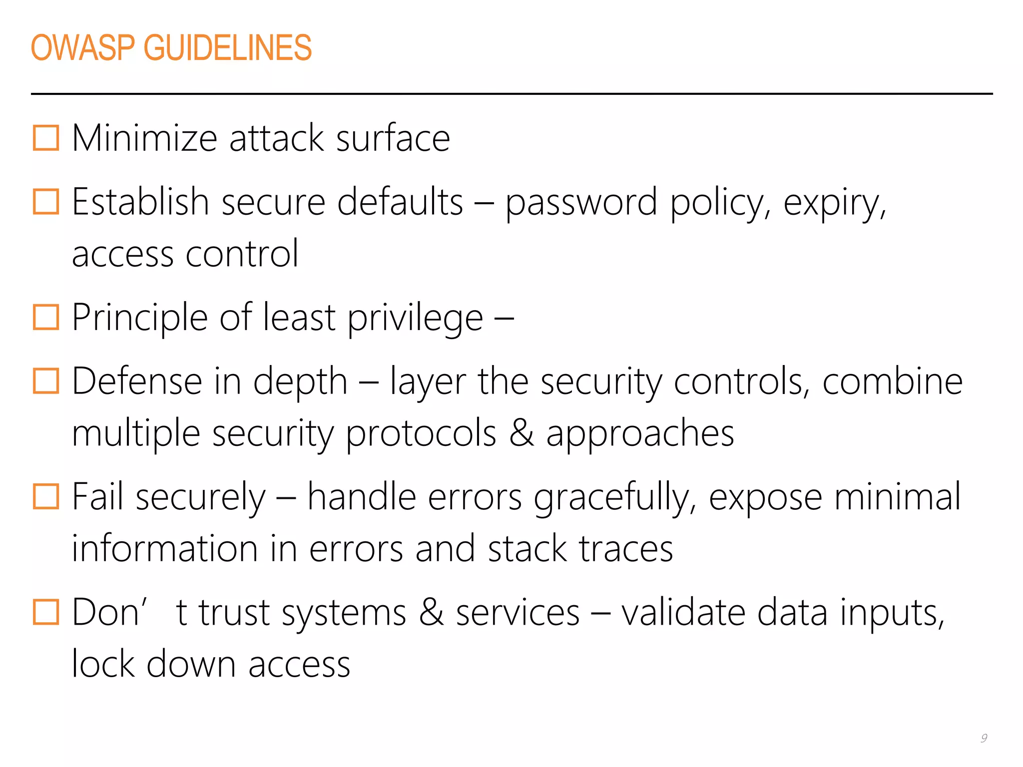 Application and Data Security in the Software Development Lifecycle | PPTX