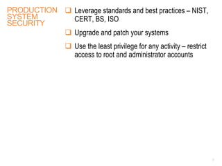 Application and Data Security in the Software Development Lifecycle | PPTX