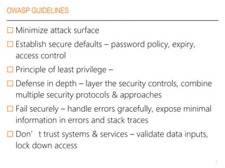 Application and Data Security in the Software Development Lifecycle | PPTX