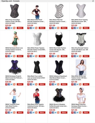 Muka corsets on Opentip.com