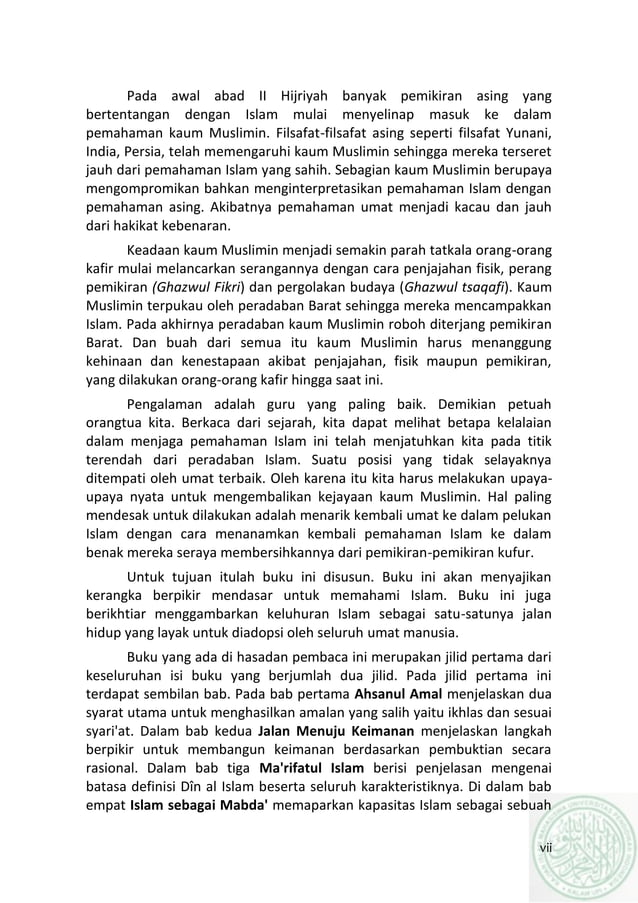 Mukadimah buku mentoring islam saja kalam upi | PDF
