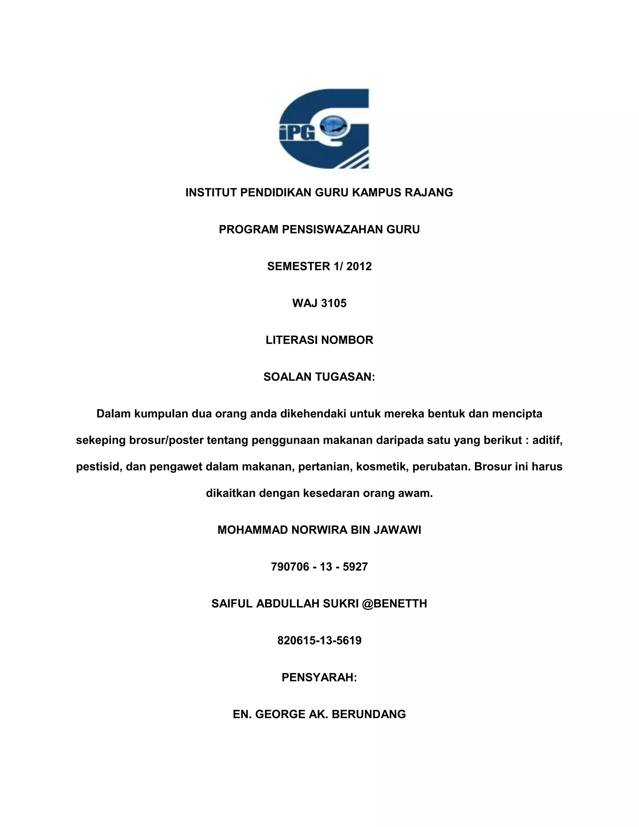 Mukadpn brosur | DOCX