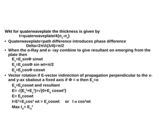 quarter wave plate | PDF