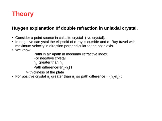 quarter wave plate | PDF