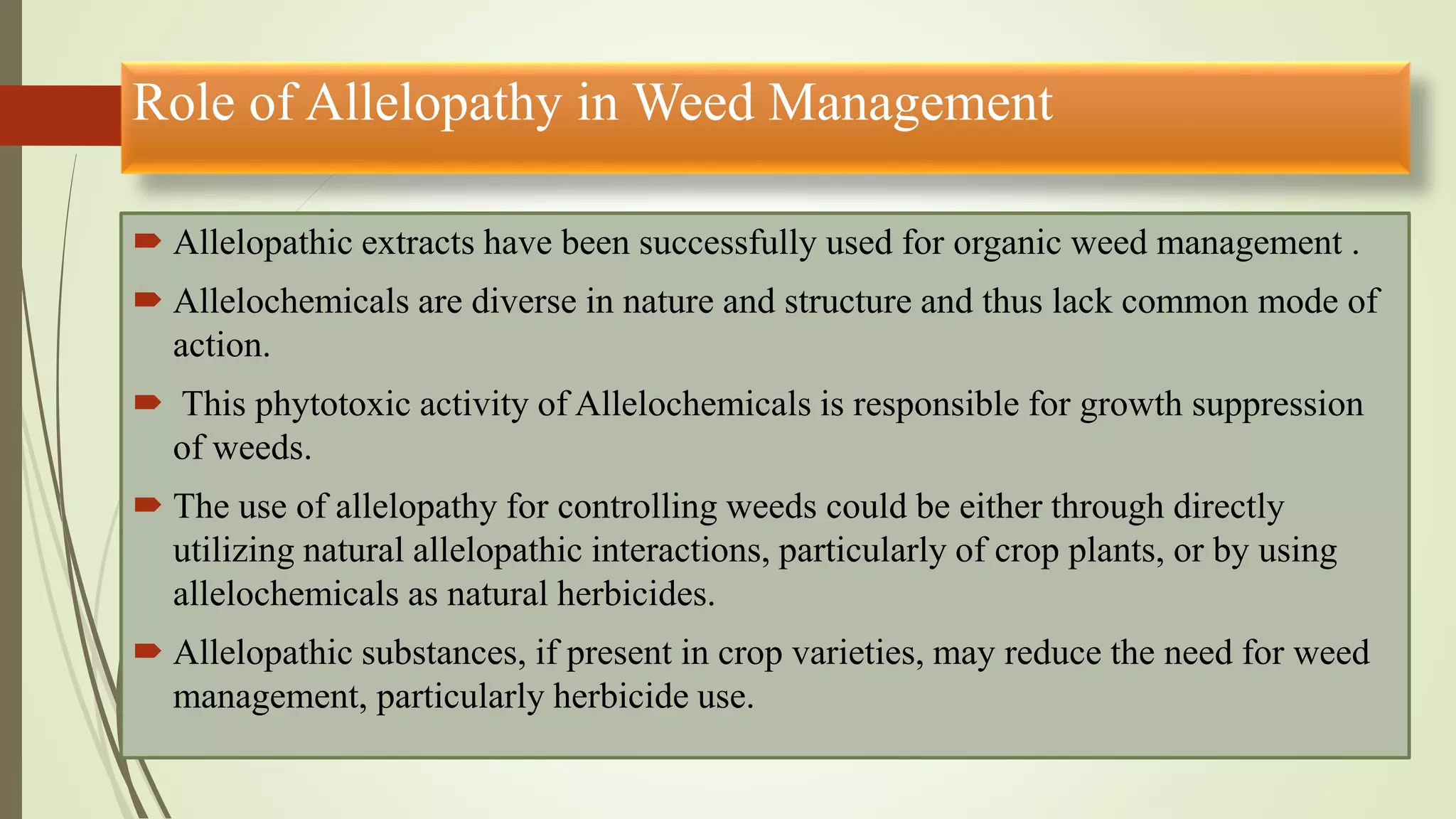 mukesh Allelopathy.pptx | Agriculture | Industries