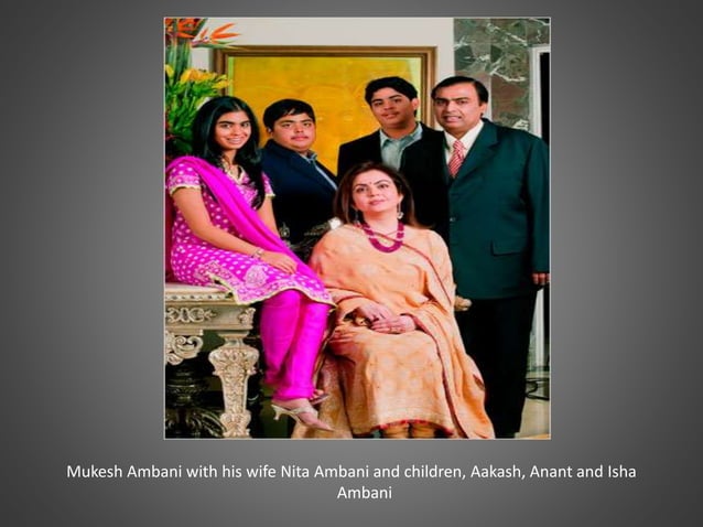 Mukesh Ambani - The CMD of RIL | PPTX