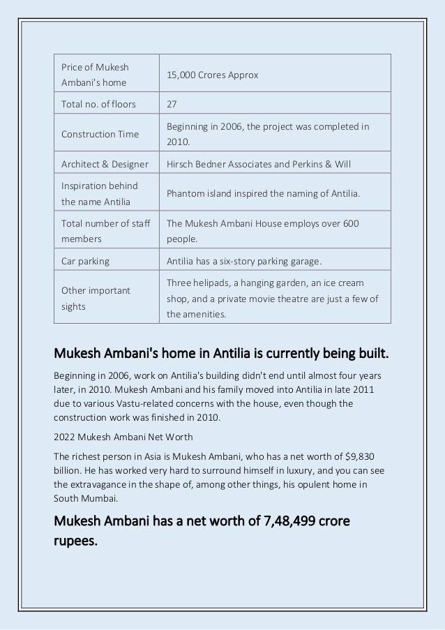 Mukesh Ambani House Antilia & Net Worth.pdf