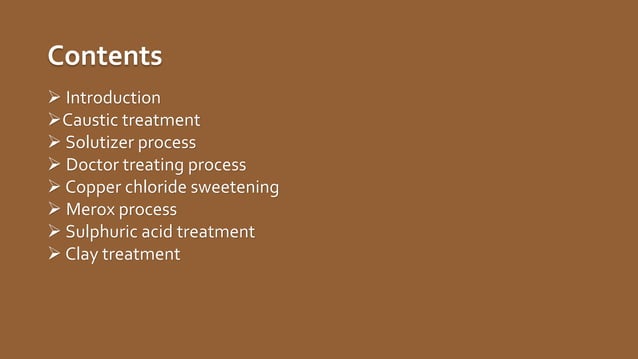 SWEETENING PROCESSES | PPTX | Chemistry | Science