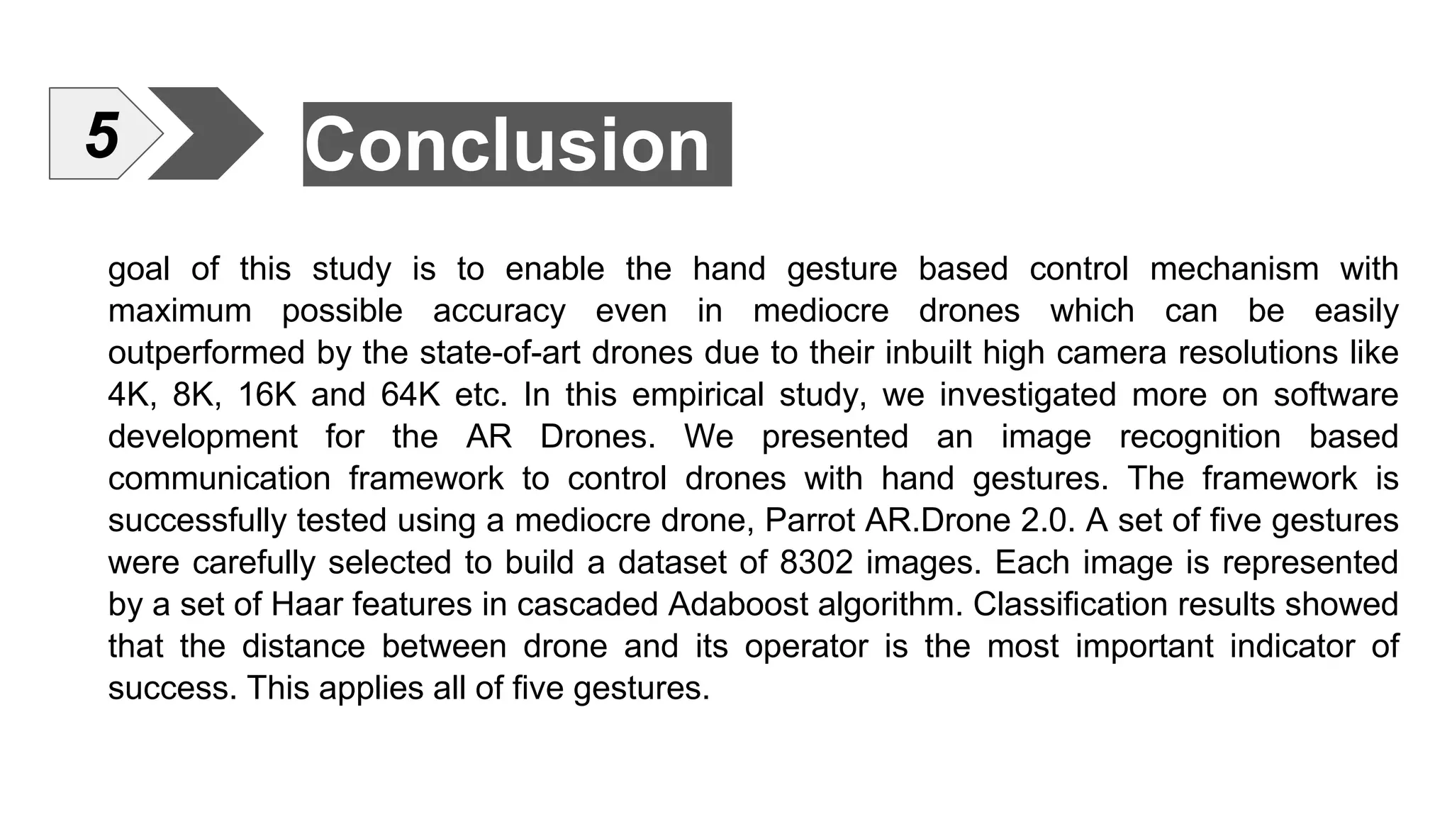 Drone tech hand gesture controlled drones | PPTX