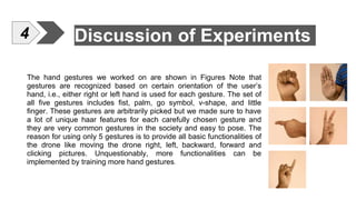 Drone tech hand gesture controlled drones | PPTX