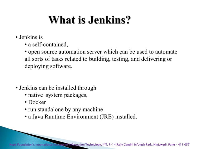What Is Jenkins? Features and How It Works | PPT