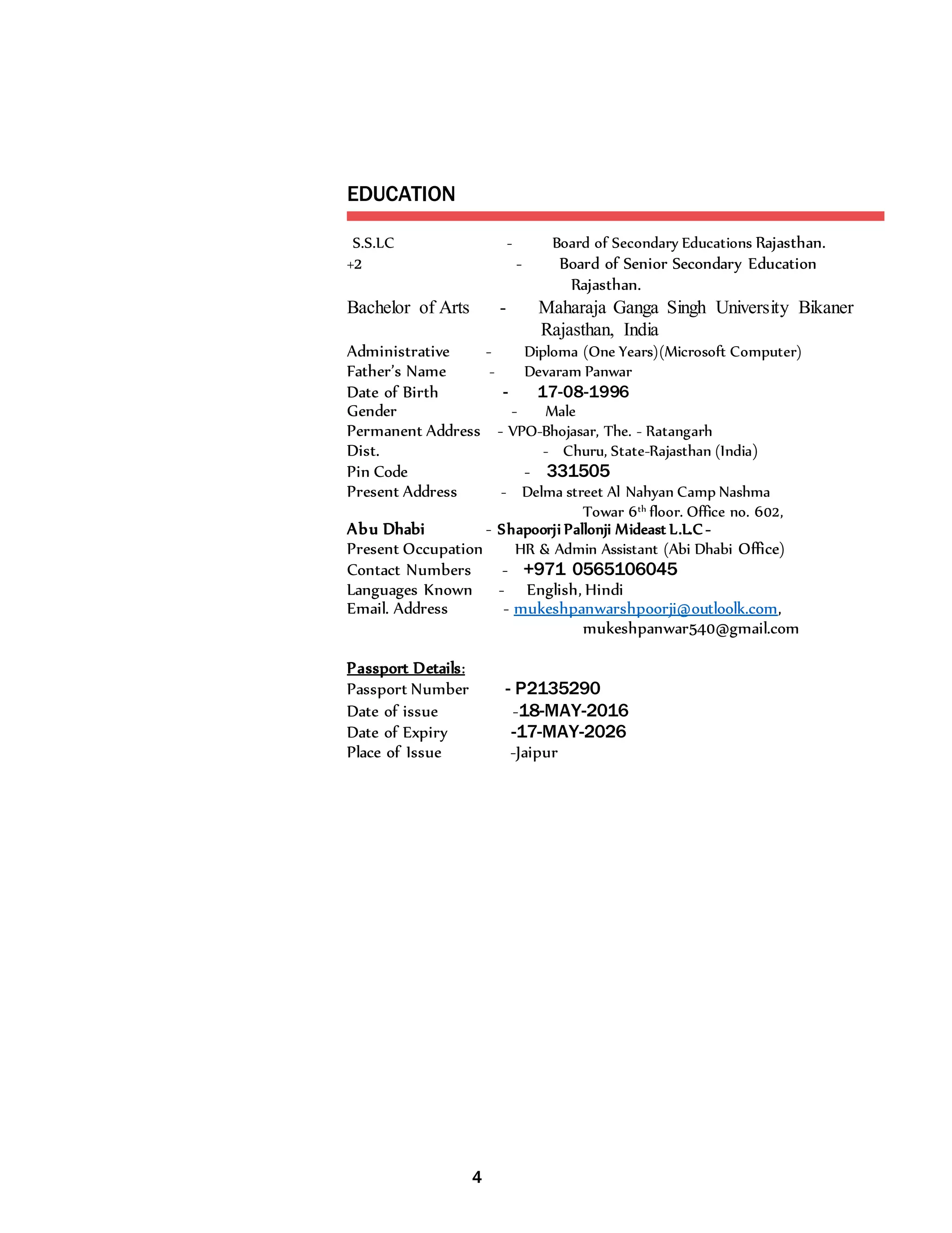 Mukesh panwar | DOCX