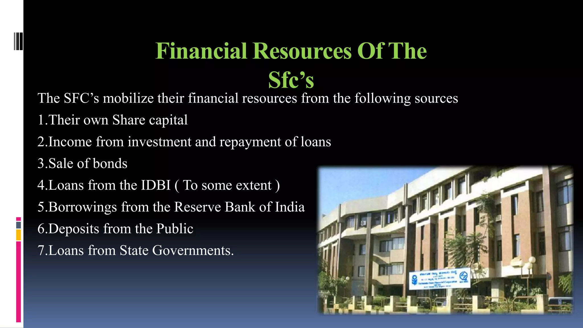 state finance corporation.. | PPT