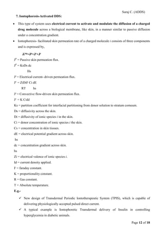 Rate Controlled Drug Delivery Systems (CRDDS) | PDF