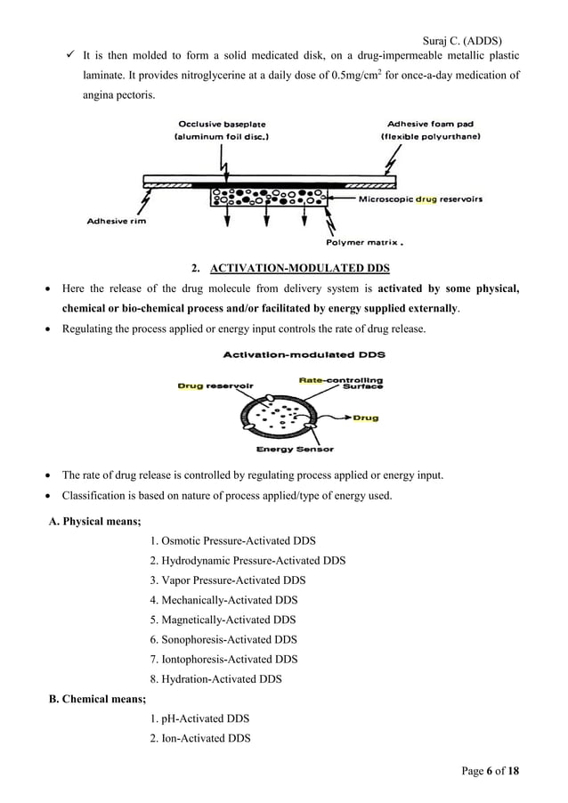 Rate Controlled Drug Delivery Systems (CRDDS) | PDF