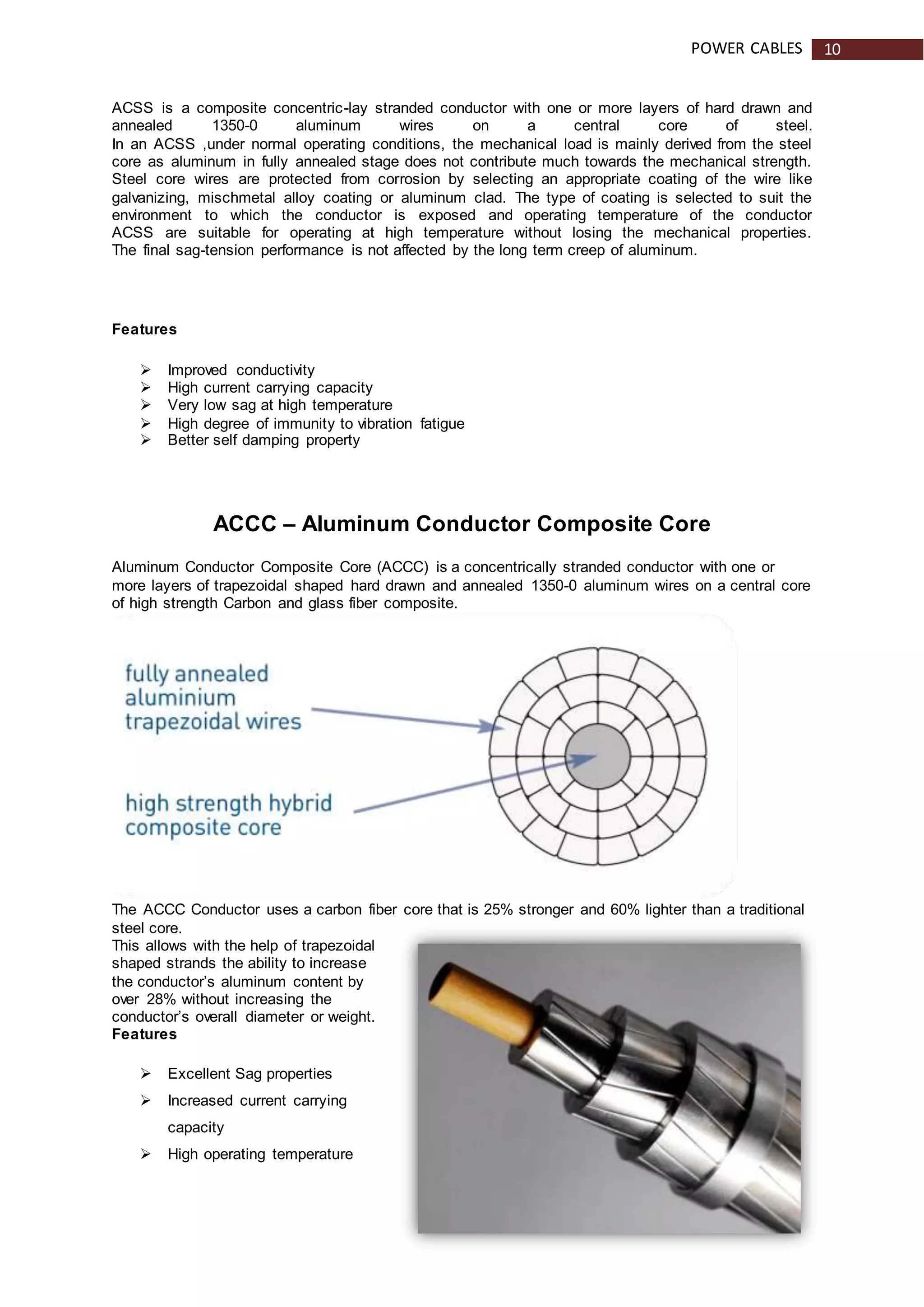 Electrical Engineering (EE) presentation on POWER CABLES | DOCX