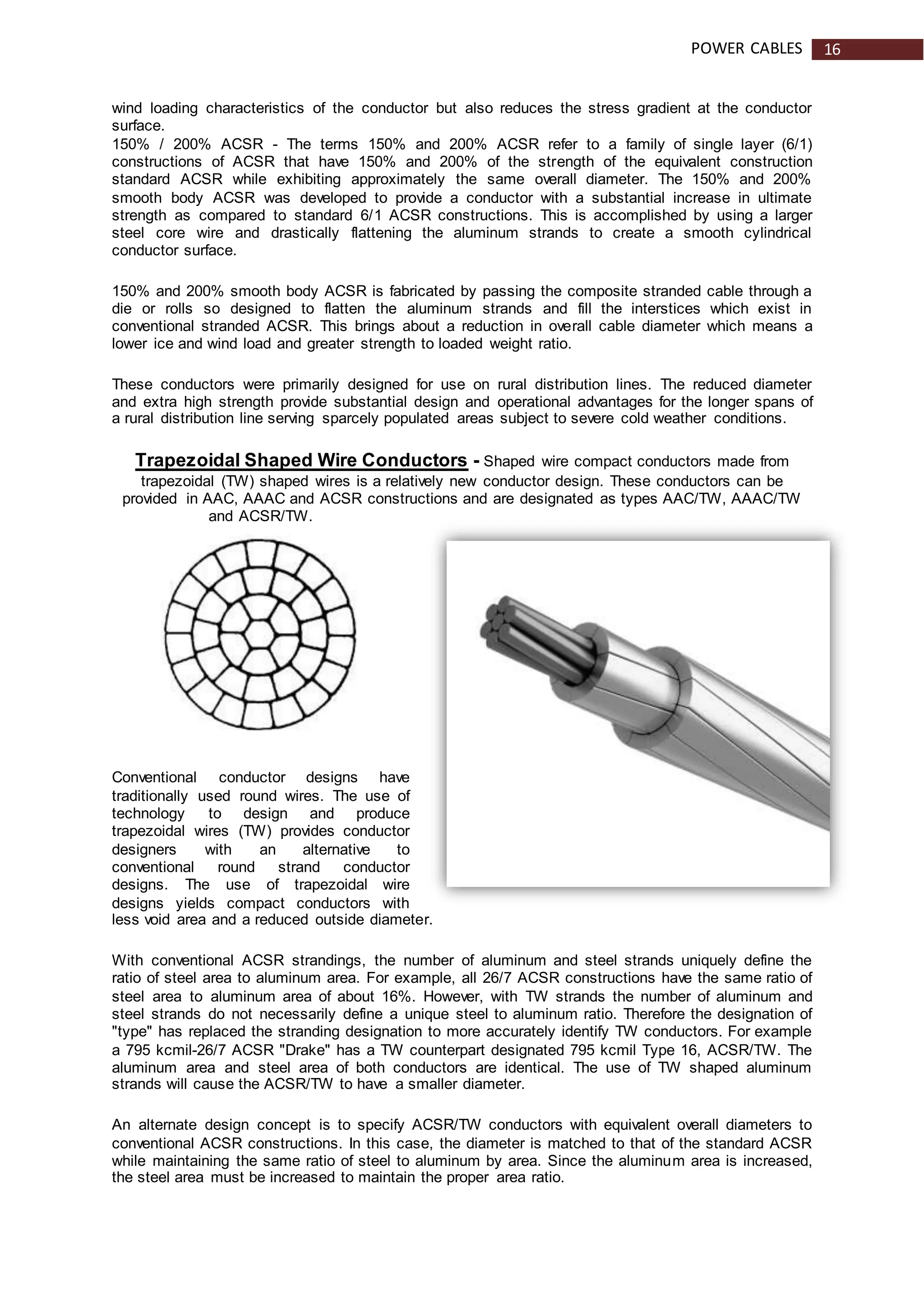 Electrical Engineering (EE) presentation on POWER CABLES | DOCX